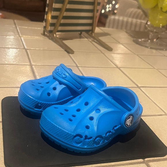 CROCS | Shoes | Crocs Kids Sandals Bright Blue | Poshmark